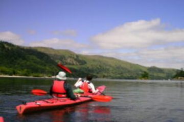 Kayaking in the Lake District. Ullswater Kayak Tours.